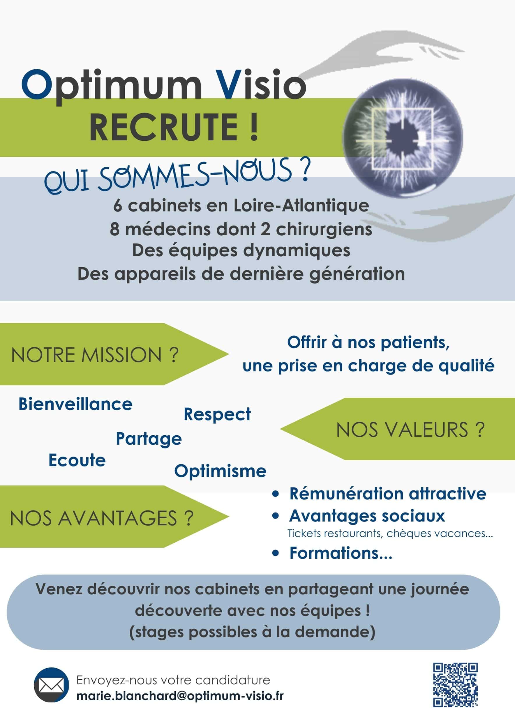 Rejoignez-nous ! - Optimum Visio